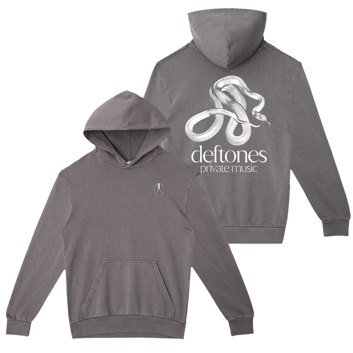 private music embroidered hoodie – Deftones